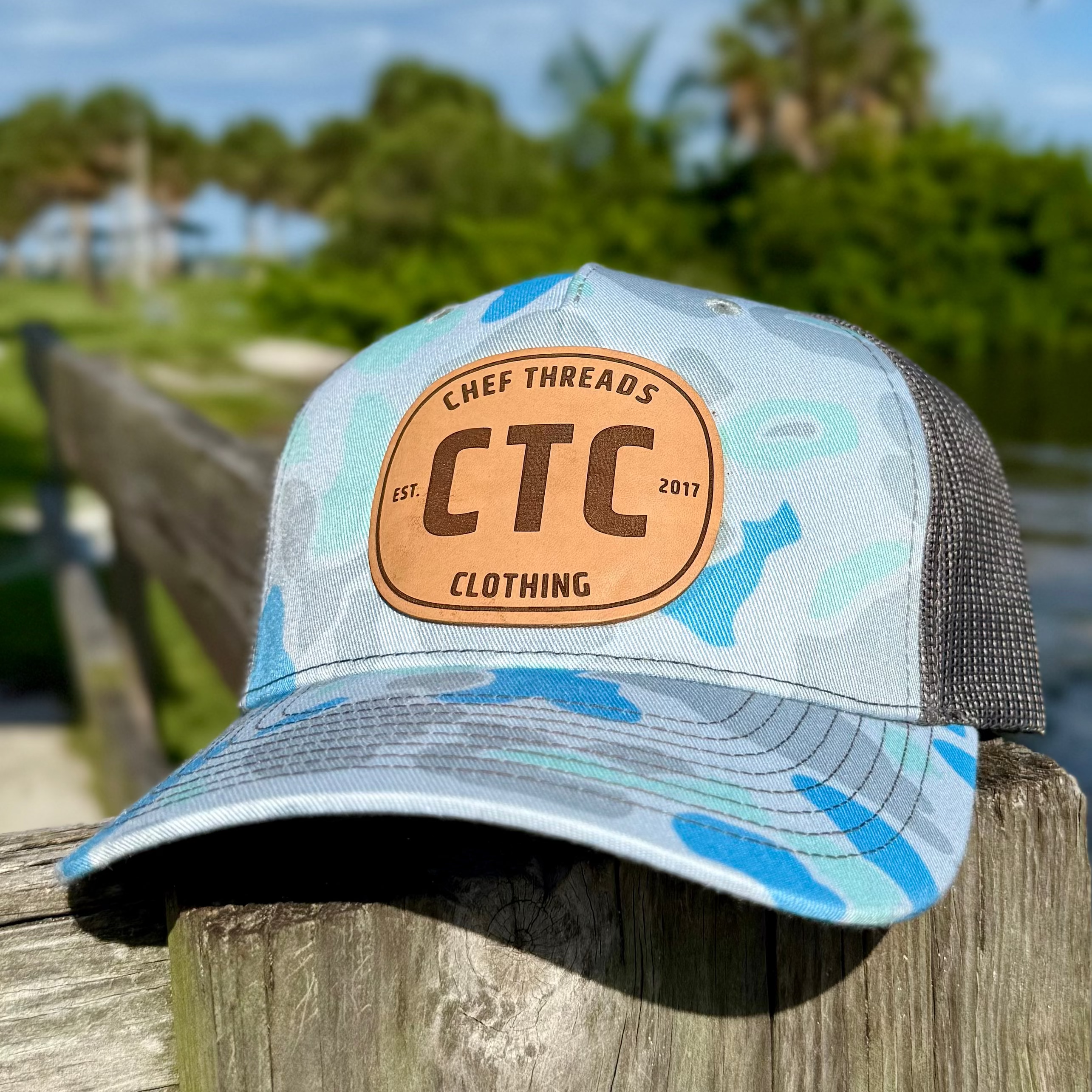 Duck Camo Trucker Hat (Saltwater Duck Camo / Grey) – Chef Threads Clothing